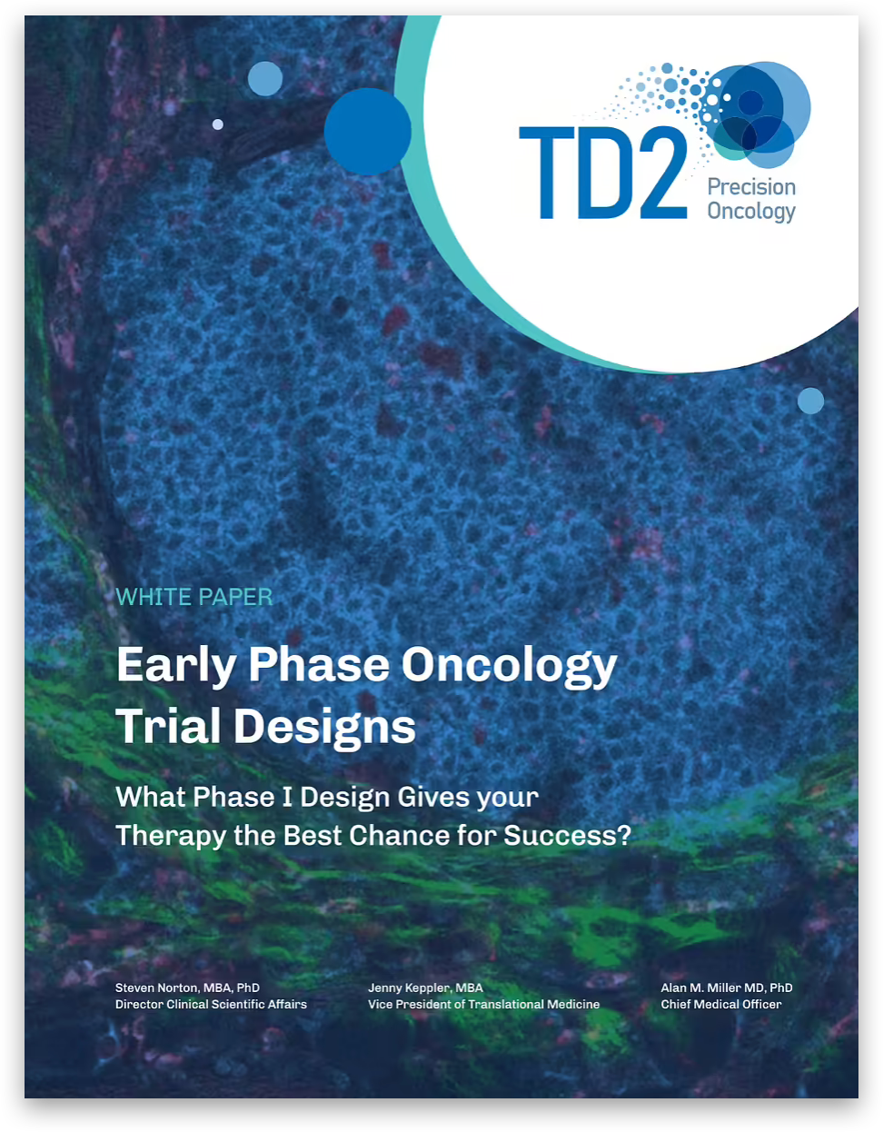 Early Phase Oncology Trial Designs - TD2 Precision Oncology